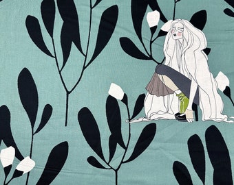 1 Yard A Ghastlie Hex Natural 9062A Cotton Fabric by Alexander Henry - Etsy