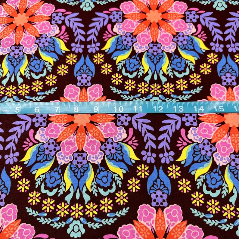 1 Yard Fluent Small Incarnation Afternoon Cotton Fabric Anna - Etsy