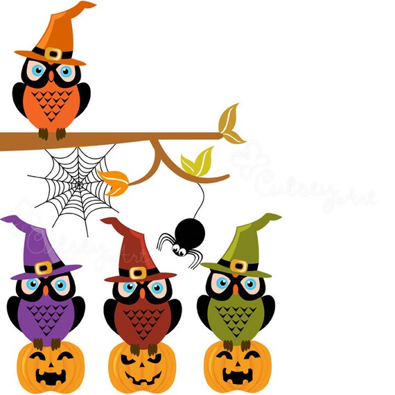 Halloween Owl Clip Art