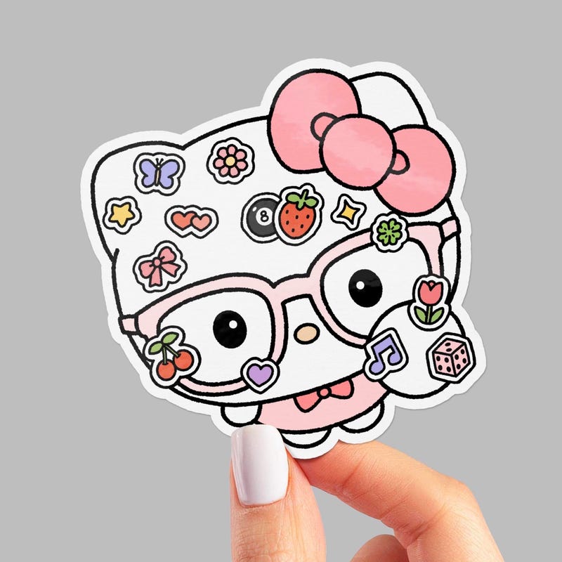 Coquette Cat Stickers - Etsy