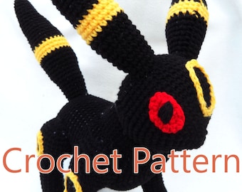 PATTERN Umbreon Crochet Beanie PDF - Etsy