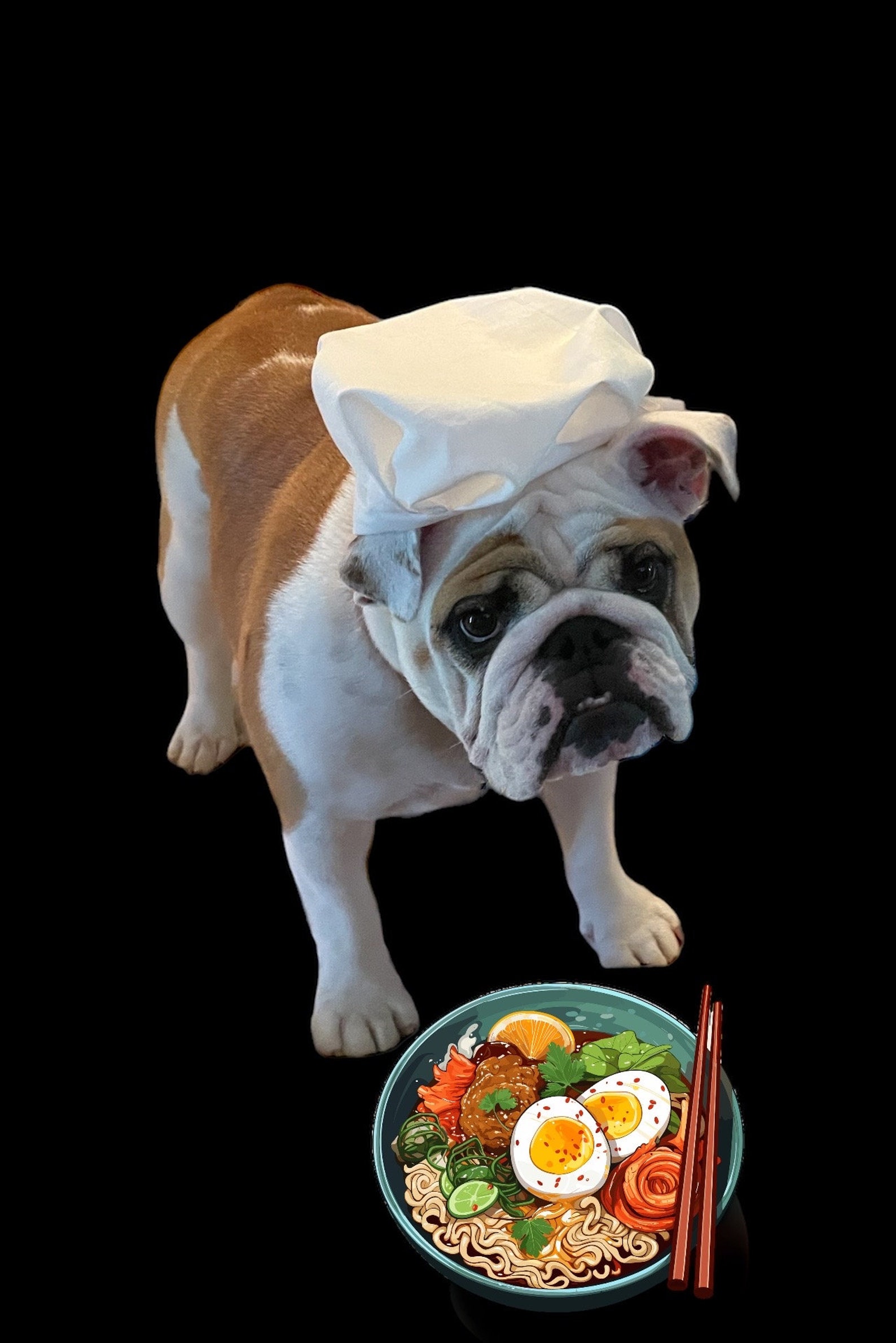 Dog Chef Hat: Cotton Pet Costume for Medium to Large Dogs - Etsy