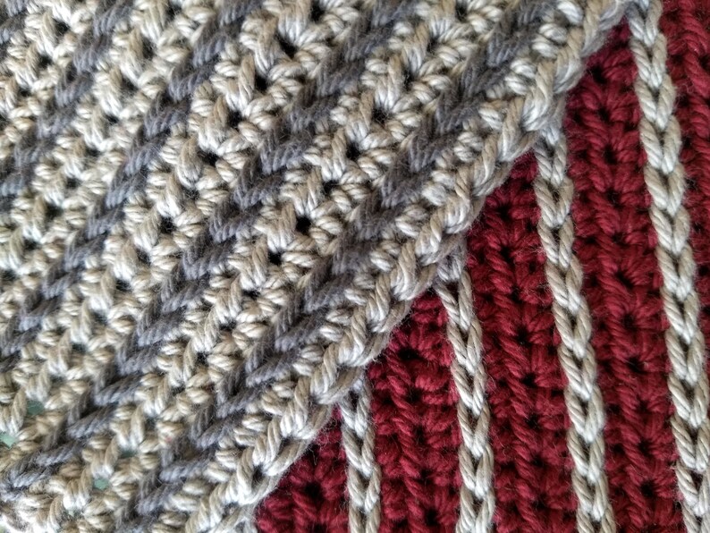 Stripes Overlay Mug Rugs Crochet Pattern Crochet Coaster - Etsy