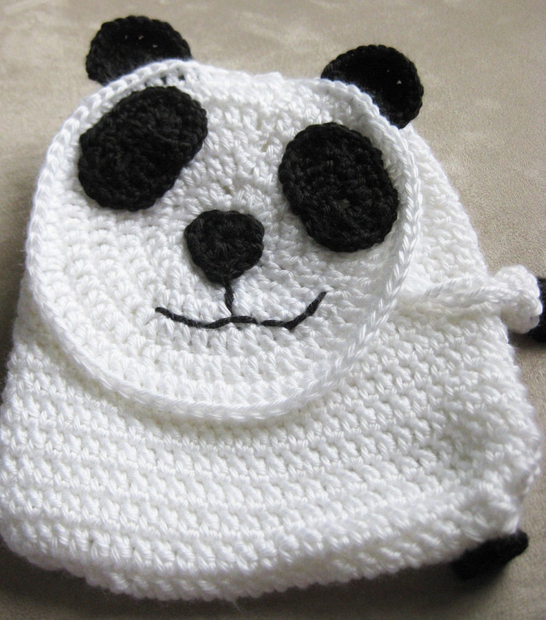 Crochet Pattern - Panda Bear Backpack Toddlers Children's - Etsy