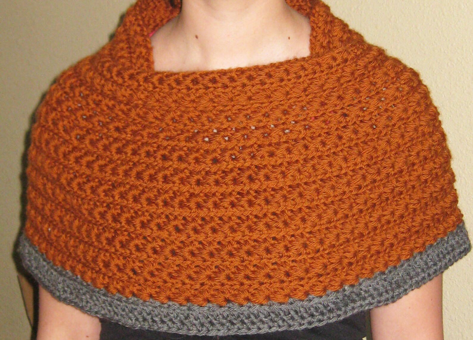 Crochet Pattern Star Stitch Cover up Shawl Chunky Cowl S/M - Etsy