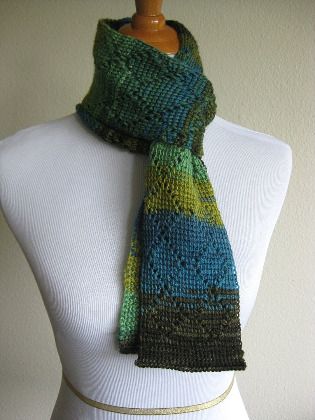 Diamond Scarf Crochet Pattern Tunisian Crochet - Etsy