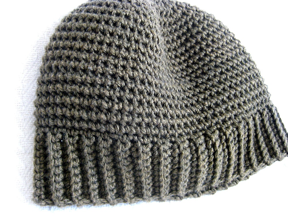 Men's Thermal Hat Crochet Pattern - Etsy