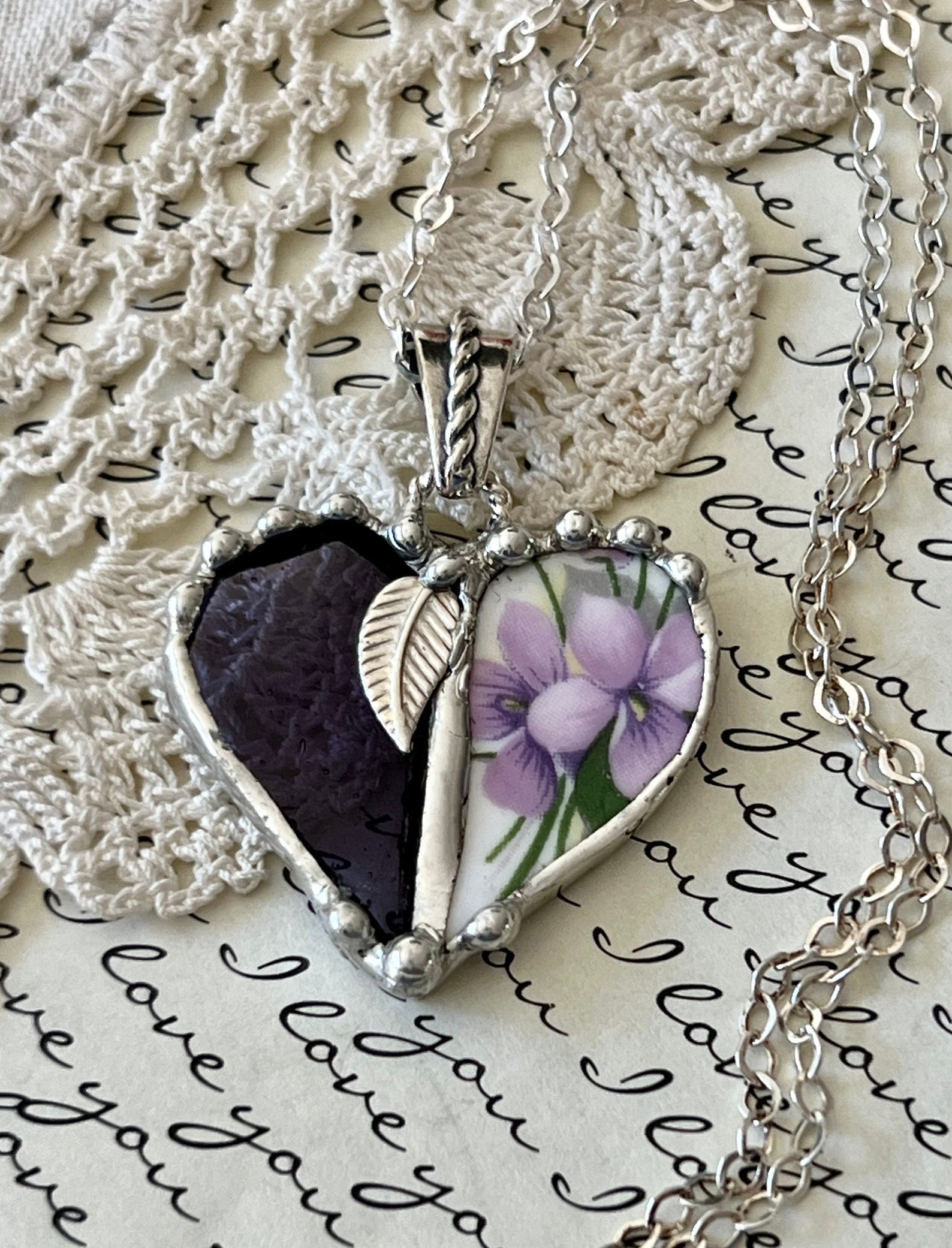 Necklace Broken China Jewelry Broken China Necklace - Etsy