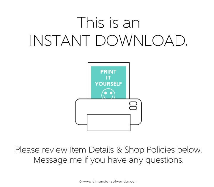 Printable Art Instant Download Art Printable Quotes | Etsy