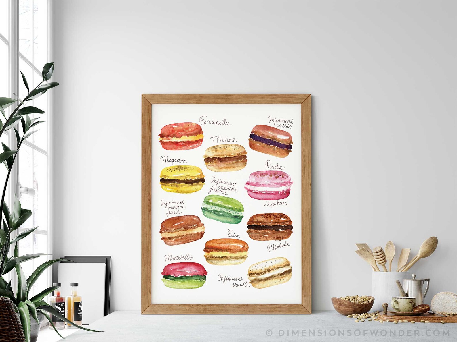 Macaroons Printable Art French Macarons Printable - Etsy