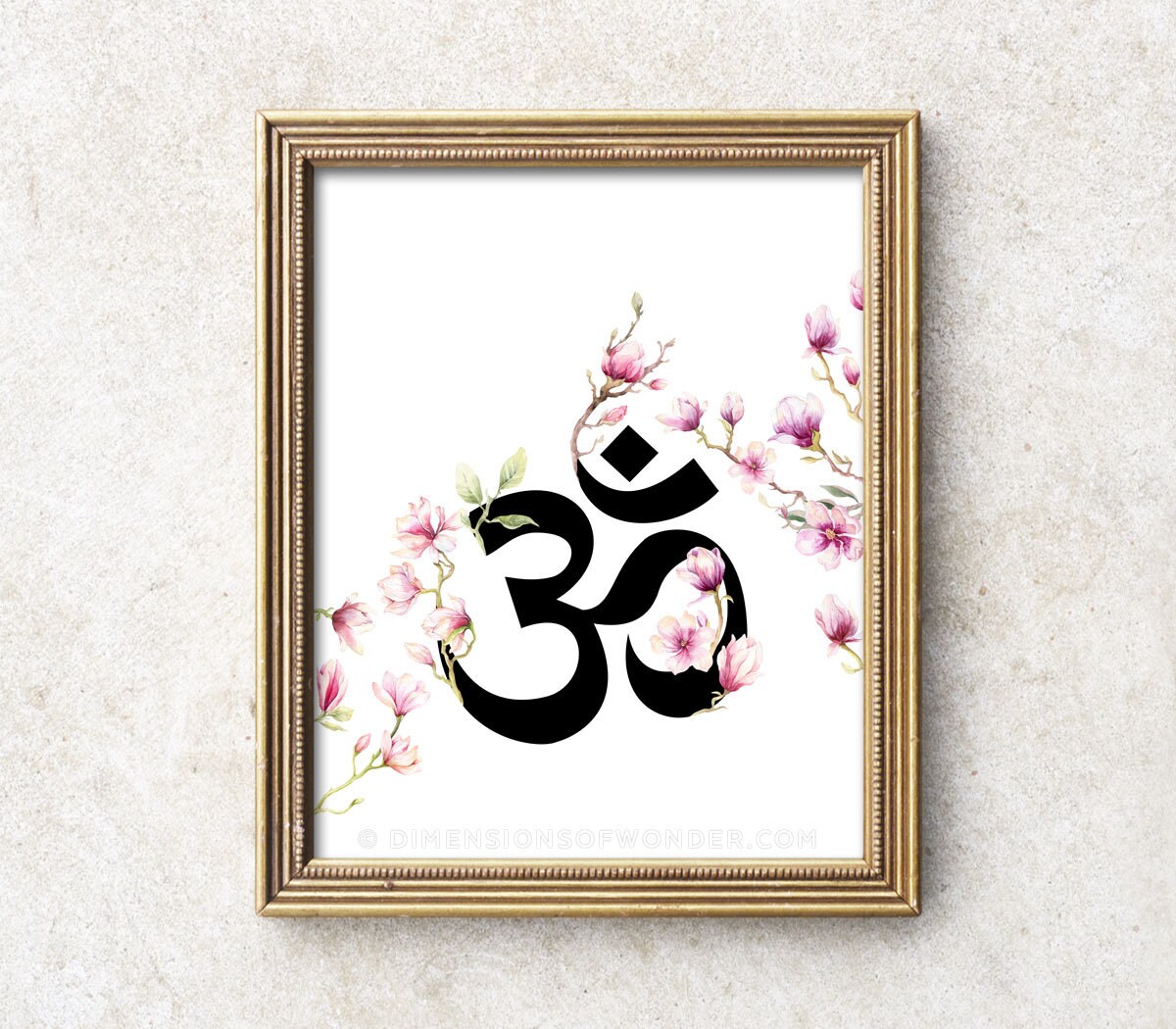Om Poster Spiritual Printable Art Instant Download Art - Etsy