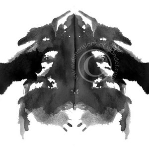 Printable Art (INSTANT DOWNLOAD) Rorschach Ink Blot, Rorschach Stains ...