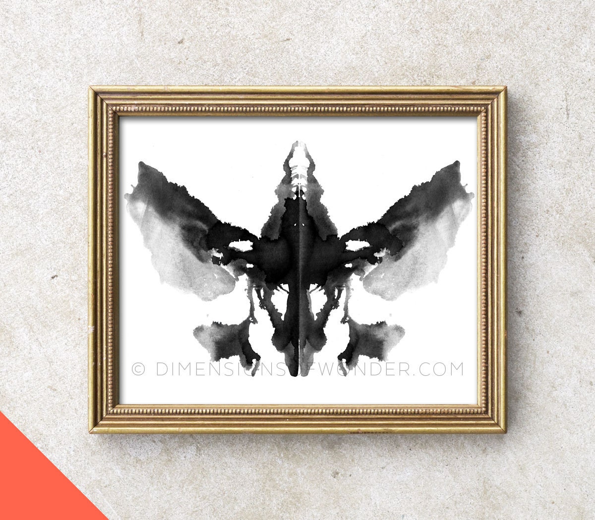 Printable Art INSTANT DOWNLOAD Rorschach Ink Blot, Rorschach Stains ...
