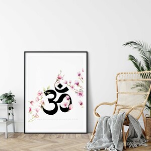 Om Poster, Spiritual Printable Art, Instant Download Art Print ...