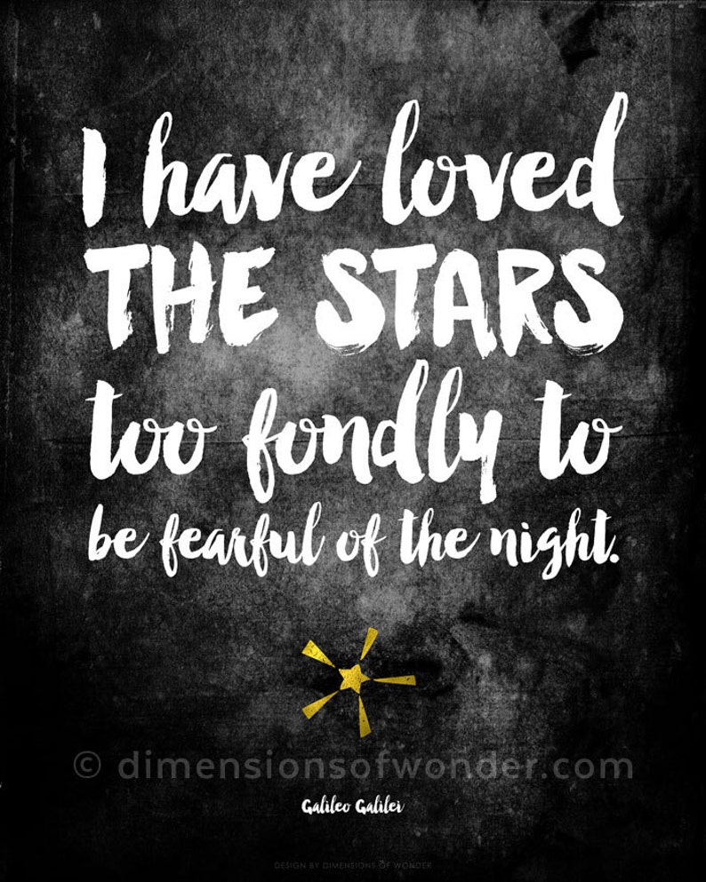 I have loved the stars too fondly PRINTABLE Printable quotes | Etsy