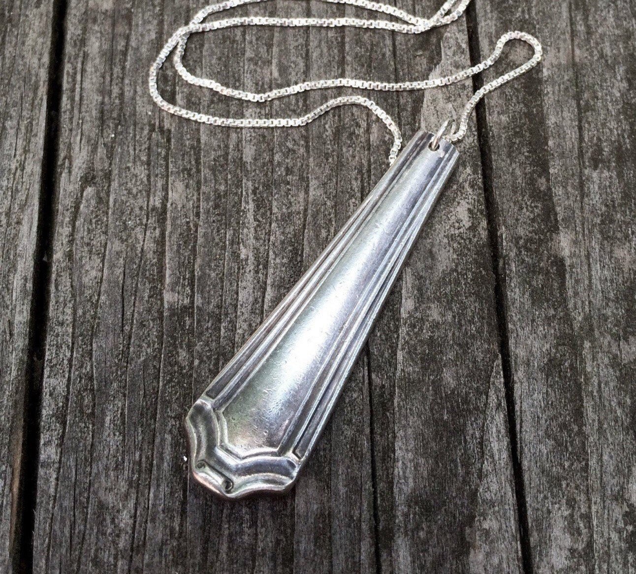 Recycled Simple Silverware HANDLE Recycled Cutlery Layering - Etsy