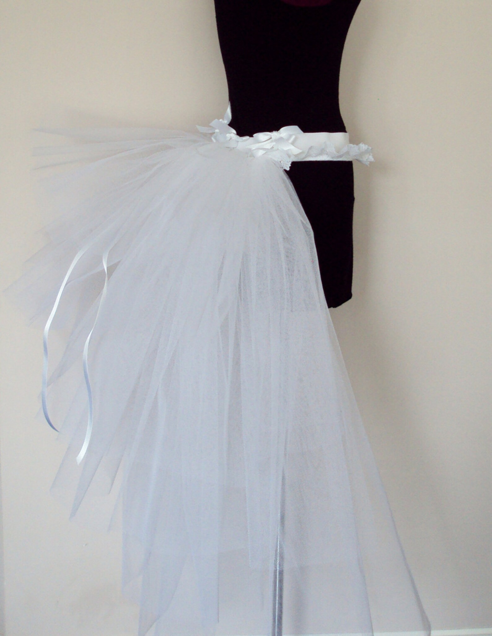 Burlesque White Bustle Tutu Belt US 4 10 UK 6 12 Bachelorette - Etsy