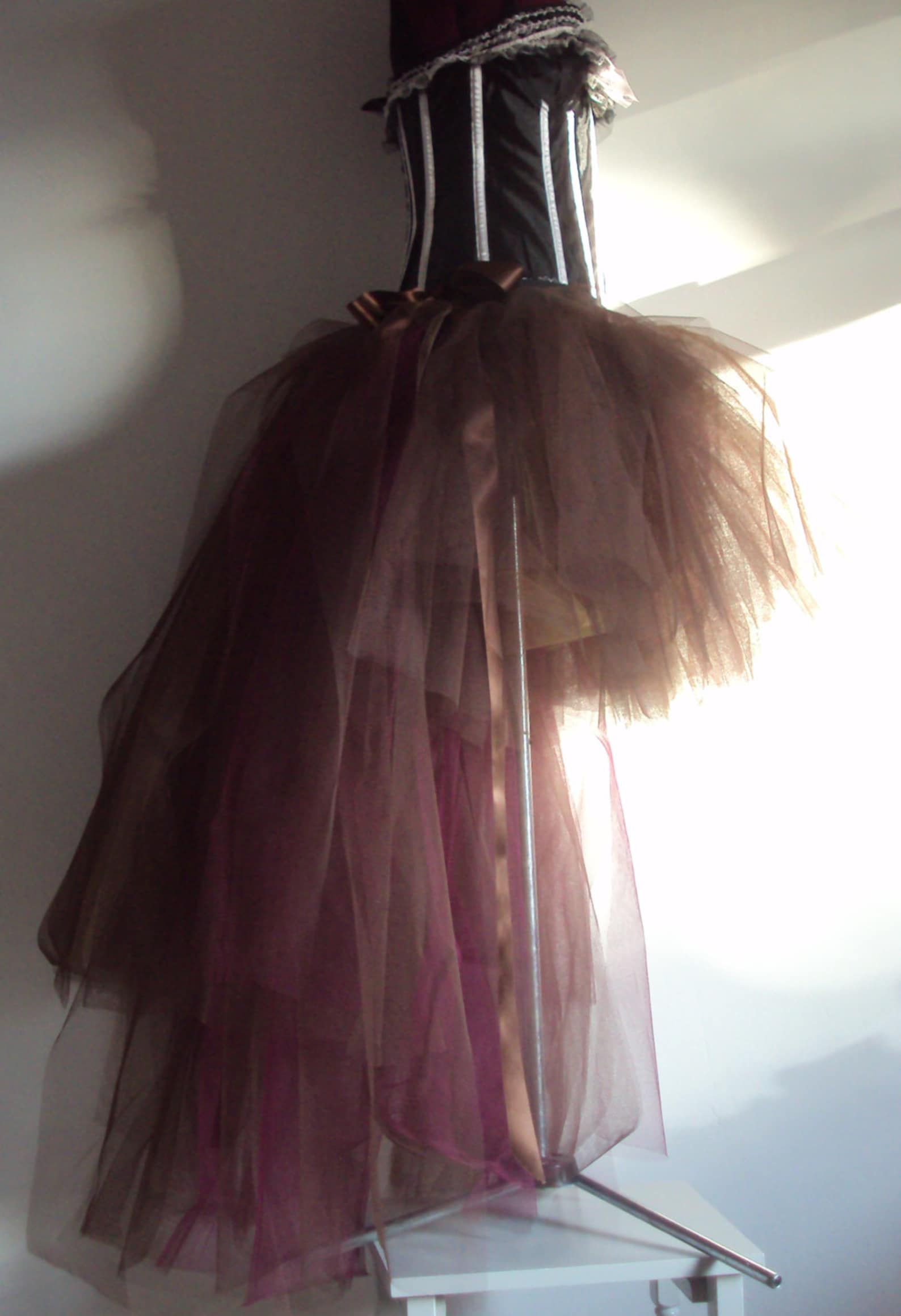 Brown Burgundy Gold Tutu Skirt Burlesque Sizes U.S.2 4 6 8 - Etsy