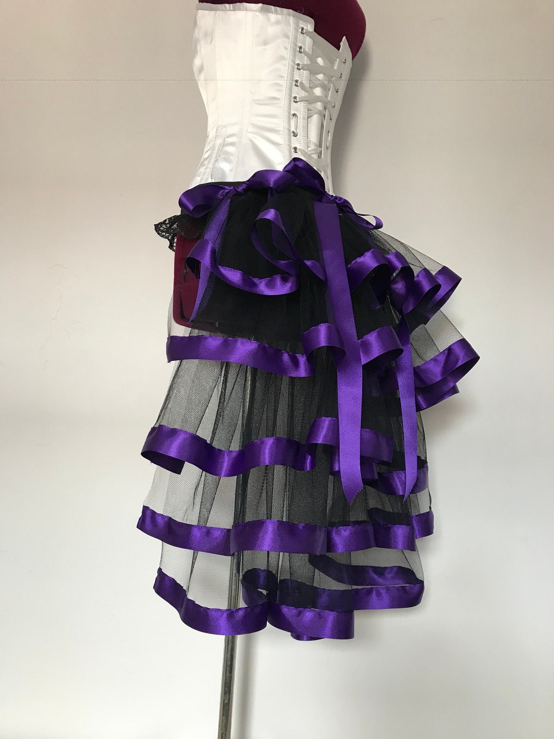 Burlesque Bustle Belt Purple All Sizes Available at Checkout - Etsy