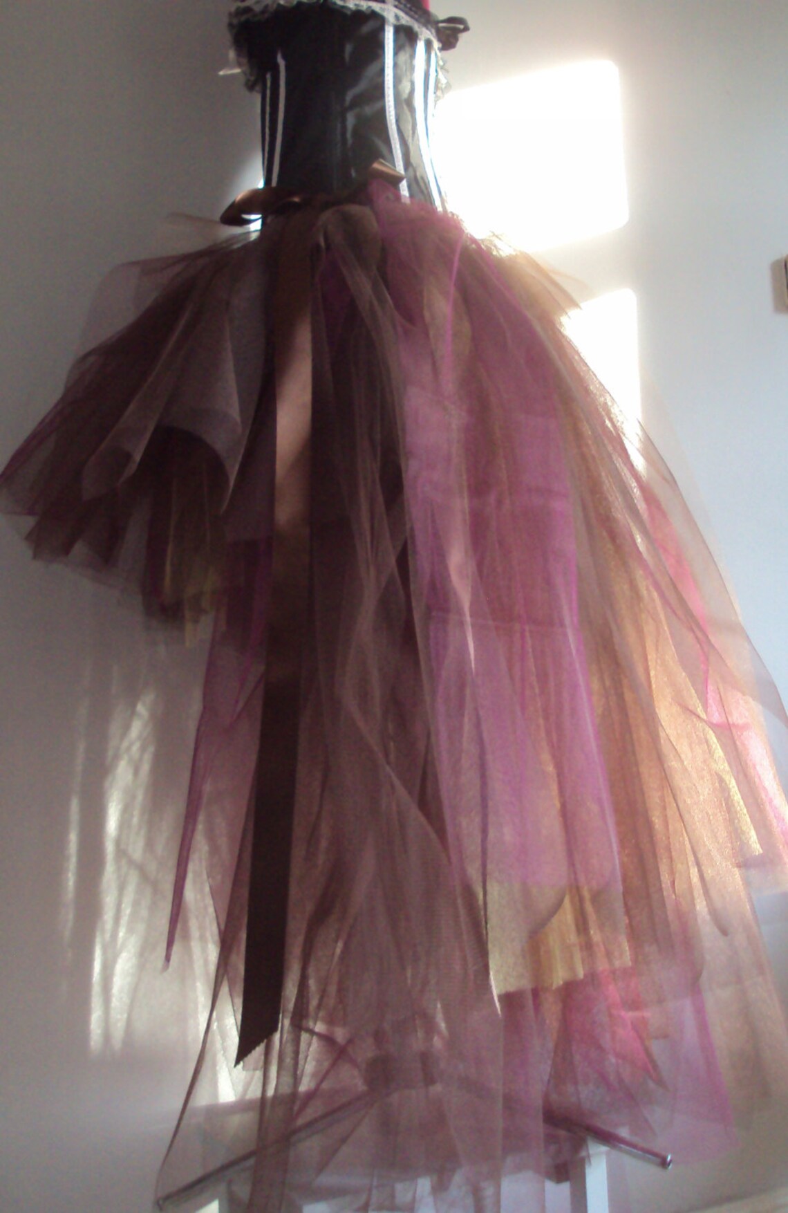 Brown Burgundy Gold Tutu Skirt Burlesque Sizes U.S.2 4 6 8 | Etsy