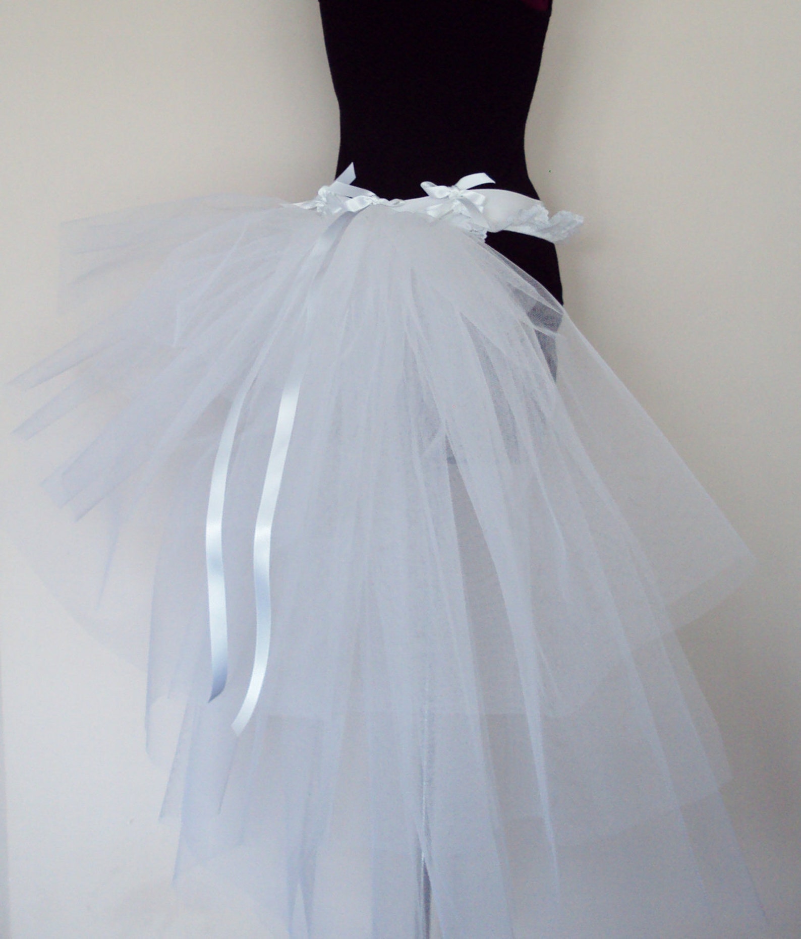 Burlesque White Bustle Tutu Belt US 4 10 UK 6 12 Bachelorette - Etsy
