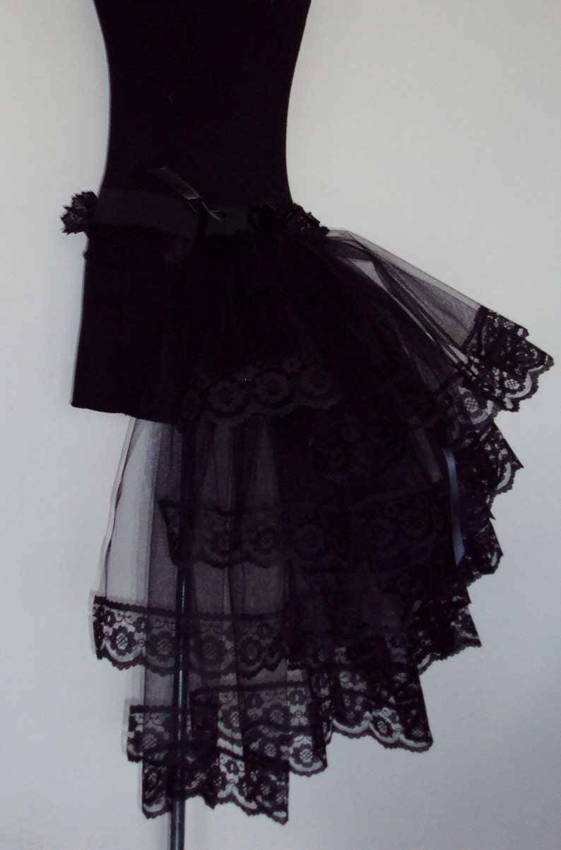 NEW Halloween Black Bustle Tutu Belt Lace Trim All Sizes - Etsy UK