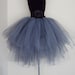 Stunning Grey Tutu Skirt All Sizes at Checkout - Etsy