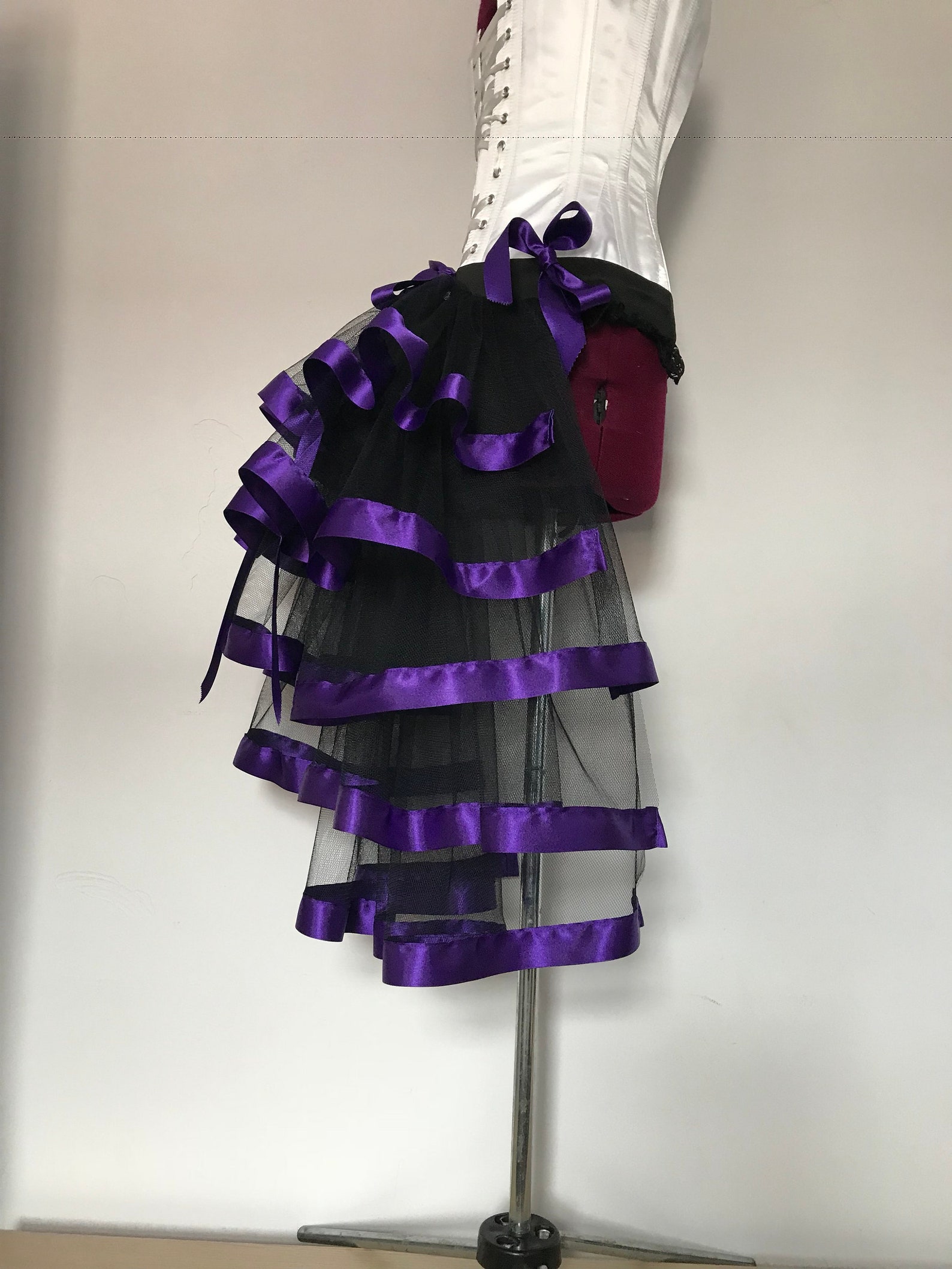 Burlesque Bustle Belt Purple All Sizes Available at Checkout - Etsy