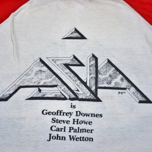 1982 Asia Tour Shirt Size L T-shirt Classic Rock Jersey Hard Rock ...
