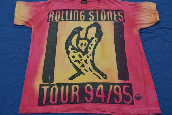 1994/95 the Rolling Stones Tie Dye Voodoo Lounge Tour Shirt 1994/95 the Rolling Stones Tie Dye Voodoo Lounge Tour Shirt