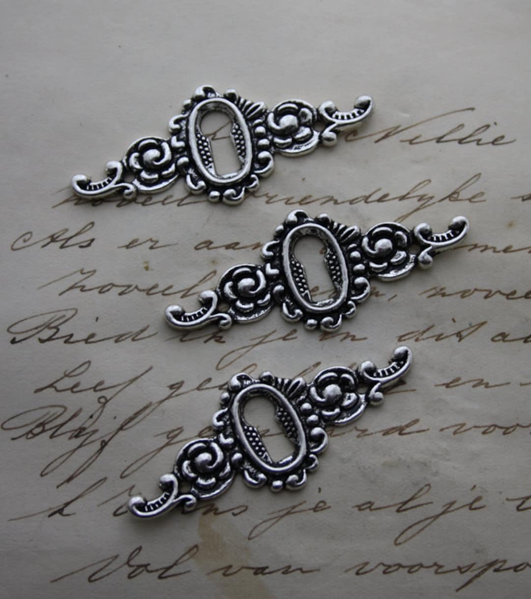 Steampunk Keyhole Ornaments Key Hole Locket Ornate Baroque Victorian ...