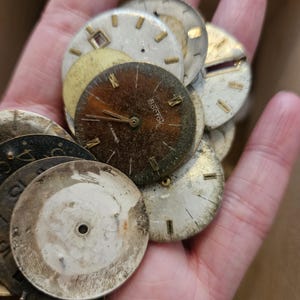 10 Watch Faces Dials Clock Dial Plates Steampunk Crafts - Etsy Australia