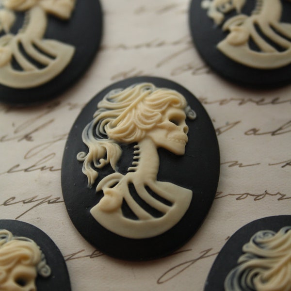Skull Cameo - Etsy
