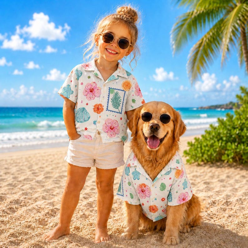 Custom Dog Hawaiian Shirt, Personalized Pet Photo Aloha Shirt, Dog Face ...
