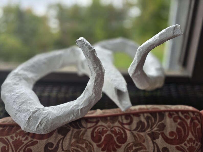 Paper Mache Ram Skull for Wall Hanging or Sculpture - Etsy