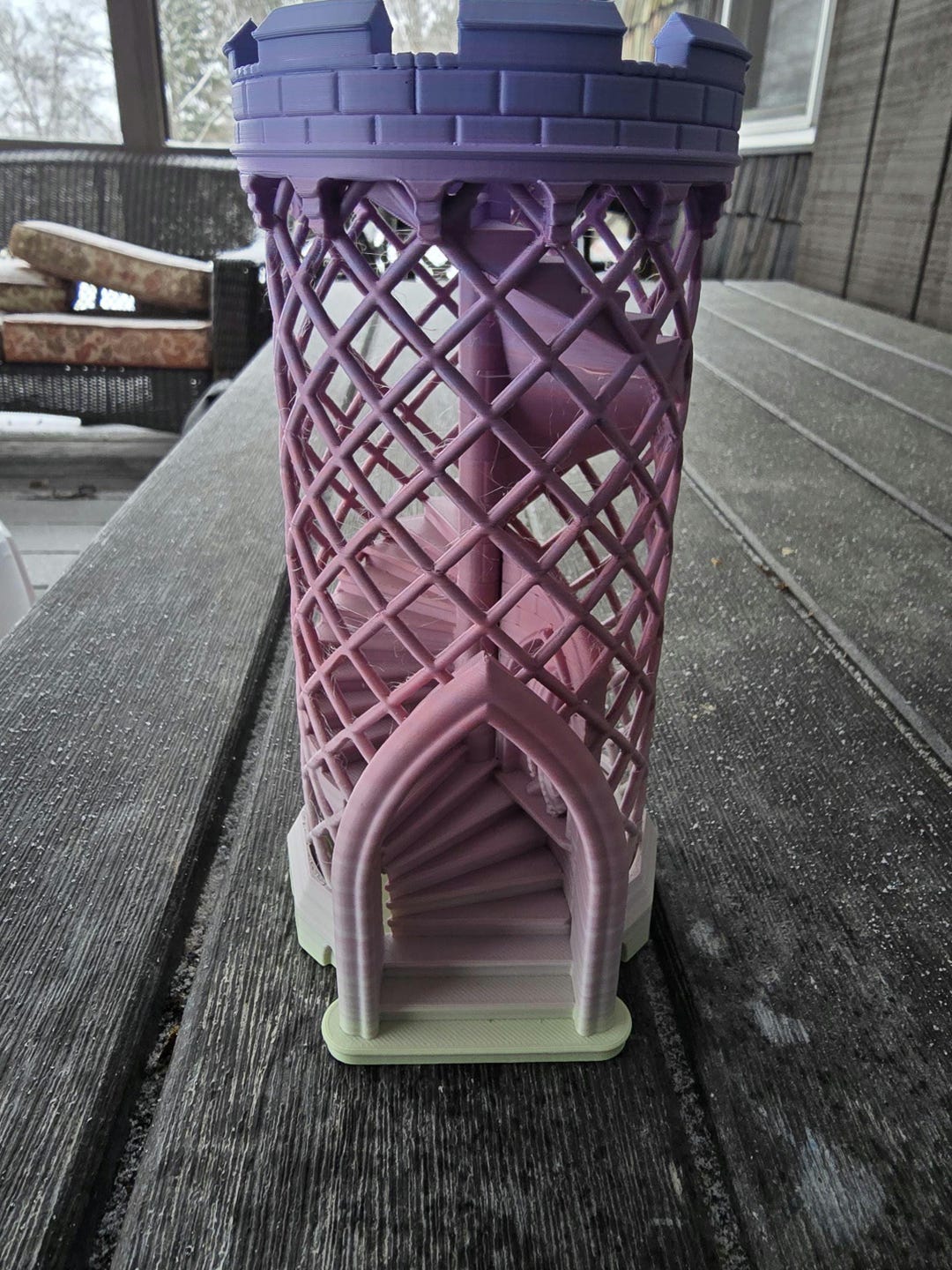 3d Printed Pastel Castle Dice Tower - Etsy