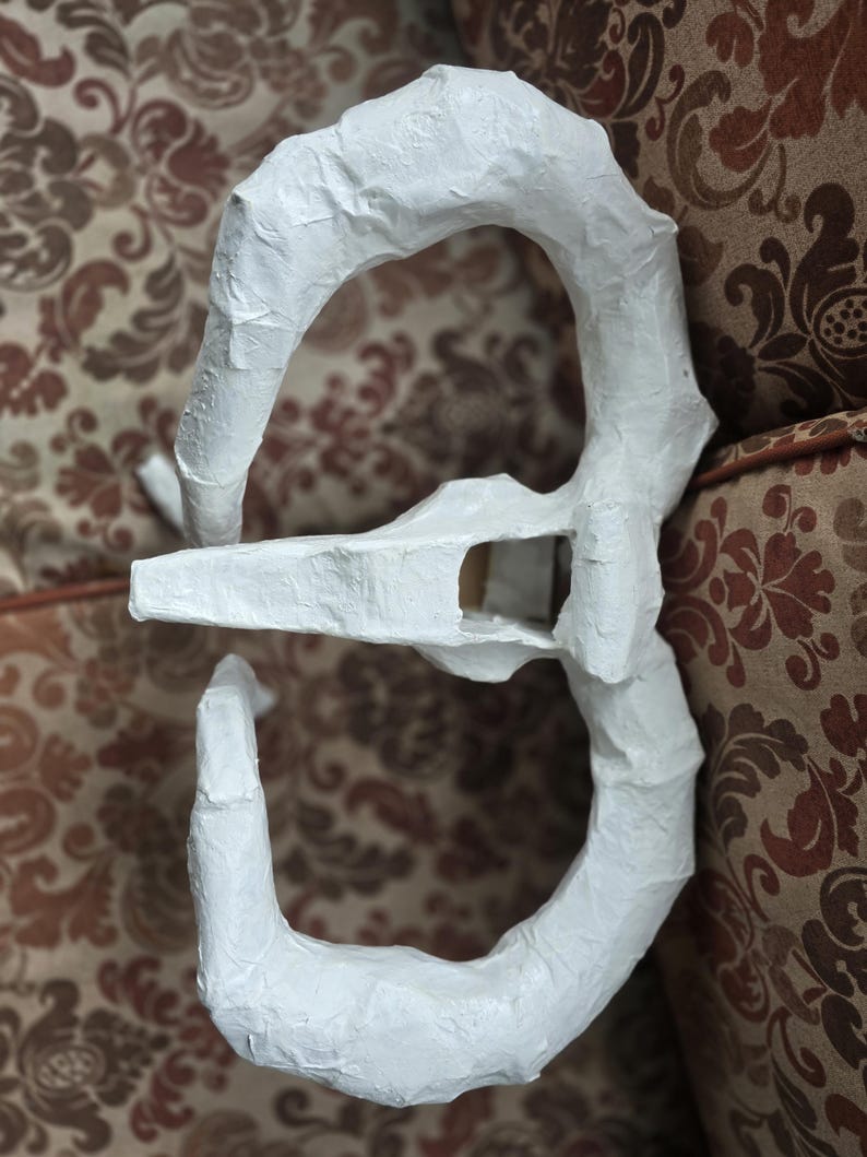 Paper Mache Ram Skull for Wall Hanging or Sculpture - Etsy