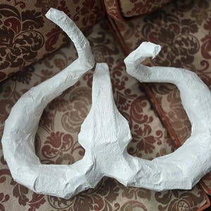 Paper Mache Ram Skull for Wall Hanging or Sculpture - Etsy