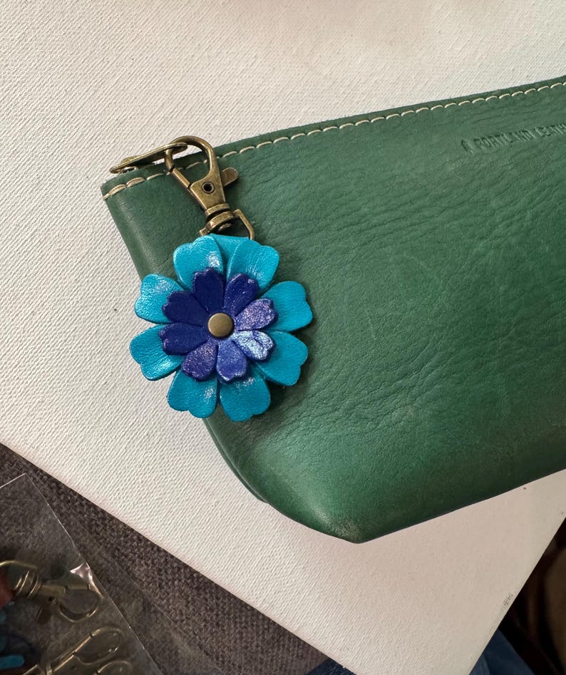 Mini Flower Zipper Pull Charms - Etsy