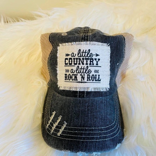 Distressed Hat - Etsy