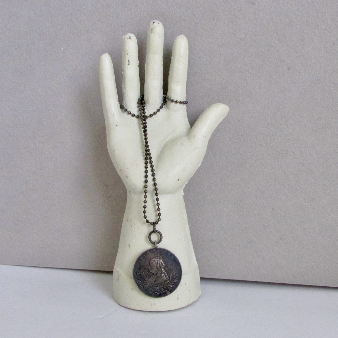 Metal Molded Hand for Display 8-1/8 Tall - Etsy