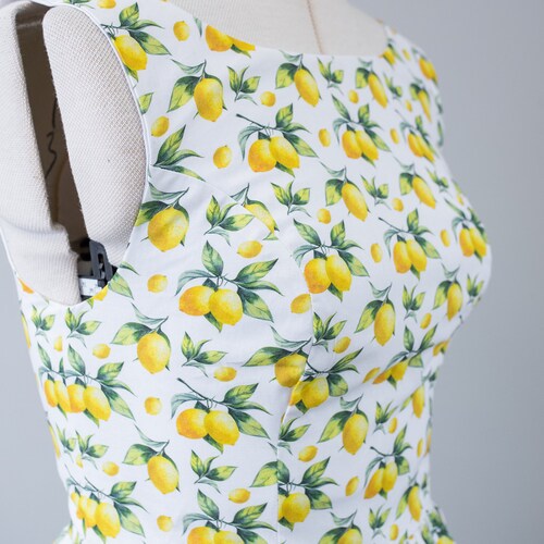 Lemons Dress-50s Pin up Rockabilly - Etsy