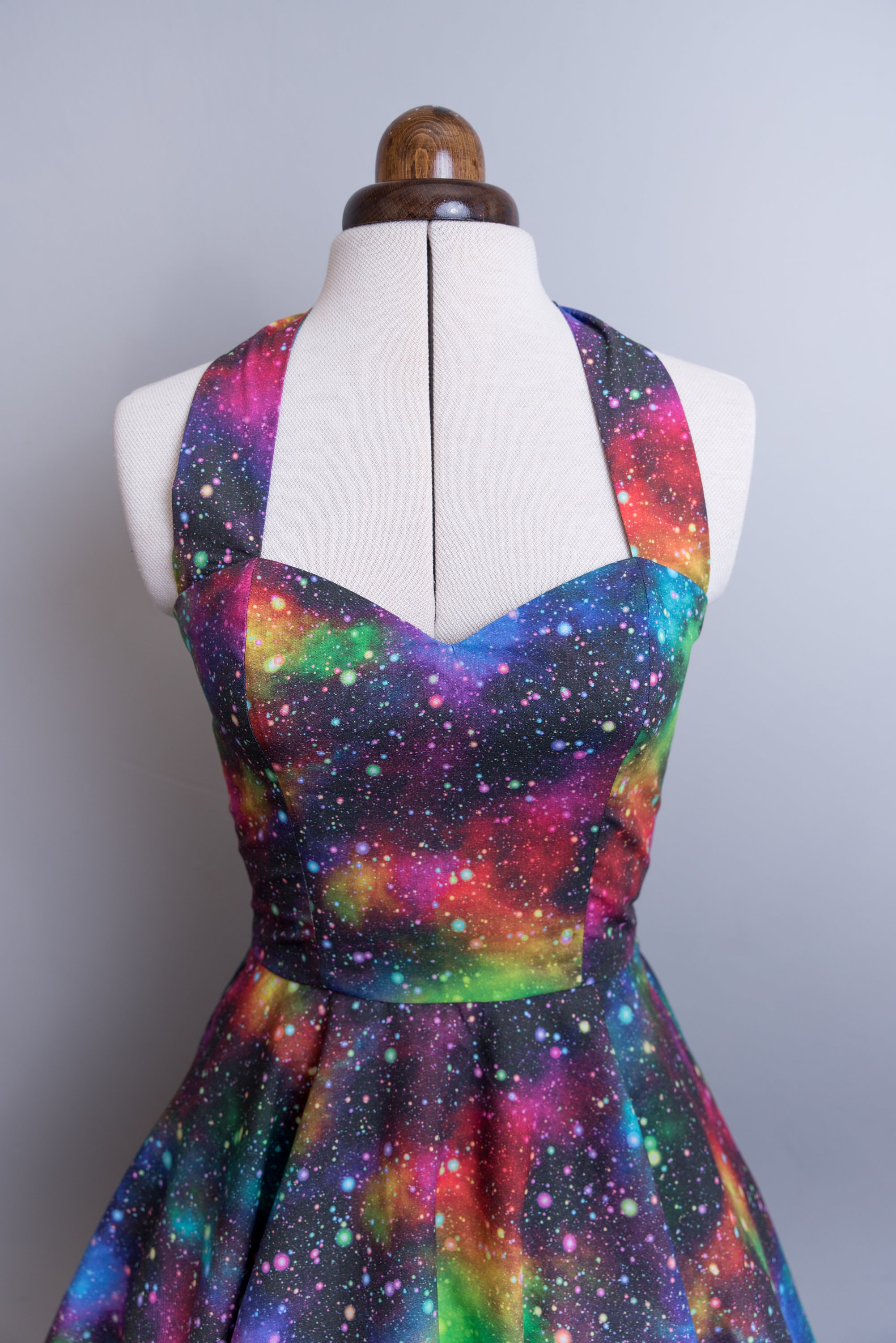 Rainbow Space Dress - Etsy UK