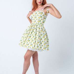 Lemon Dress-50s Pin up Summer - Etsy UK