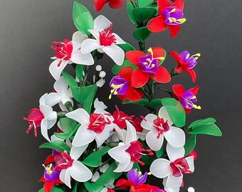 Handmade Nylon Flower Arrangement | Etsy