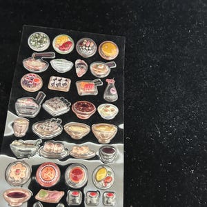 3D Food & Strawberry Stickers | Kawaii Decals for Scrapbooking, Crafts ...