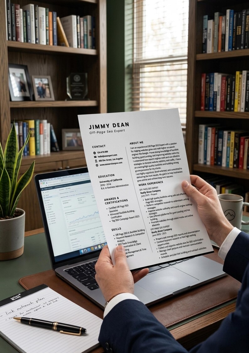 Modern Resume Template Canva – Editable CV for Job Seekers, 2026 ...