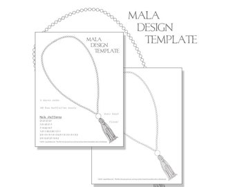 Mala Design Template - Etsy