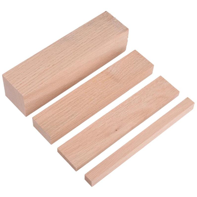 Red Oak Lumber Strips & Blocks - Custom Size, DIY Woodworking Supplies ...