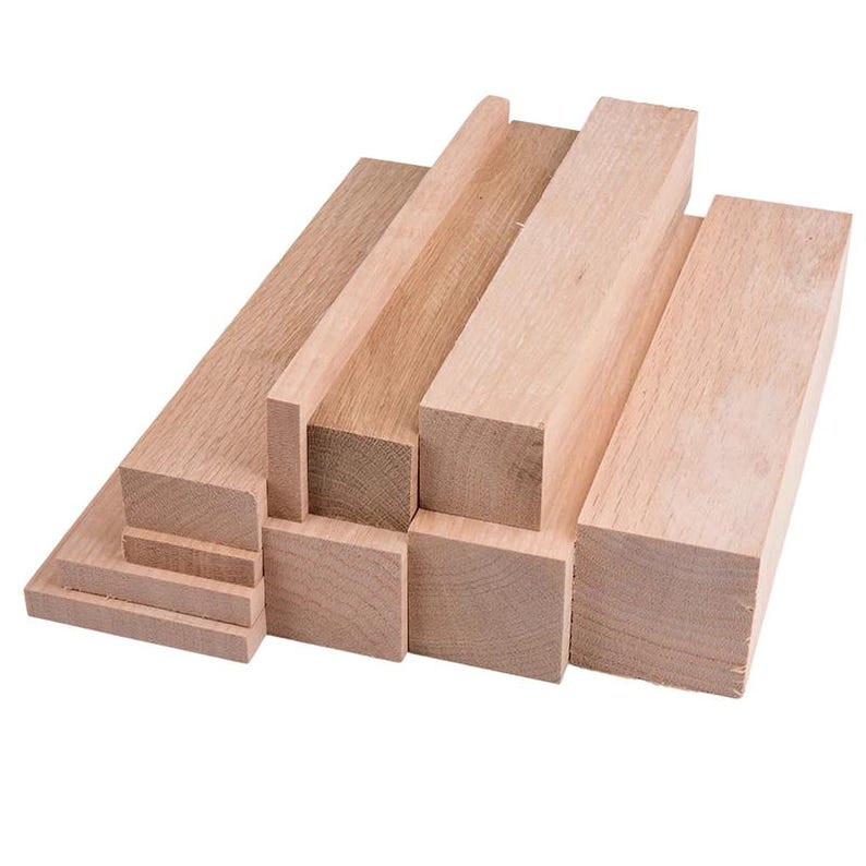 Red Oak Lumber Strips & Blocks - Custom Size, DIY Woodworking Supplies ...